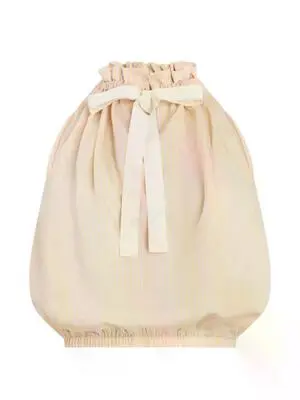 PATOU Sleeveless Striped Top With Bow