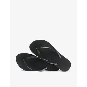 Havaianas Slim Flatform Glitter-strap Rubber Flip-flops