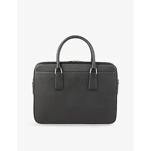 Sandro Logo-embossed Faux-leather Briefcase