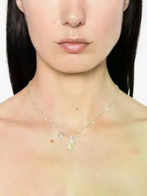 YVMIN Flower Bear-charm Necklace