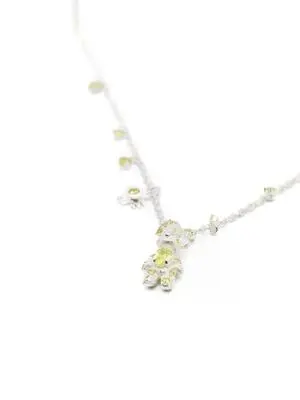 YVMIN Flower Bear-charm Necklace