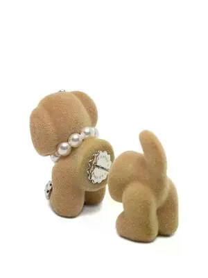 YVMIN Split Puppy Motif Earrings