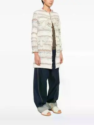 BYE Geometric Fringed Jacket