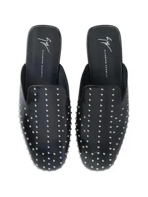 GIUSEPPE ZANOTTI Aristotele Metal-studded Mules