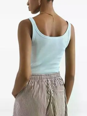 Dolce & Gabbana Ribbed Tank Top - Blue