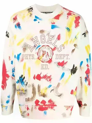 Palm Angels Painted College Sweatshirt