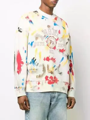 Palm Angels Painted College Sweatshirt