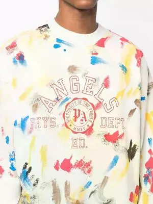 Palm Angels Painted College Sweatshirt