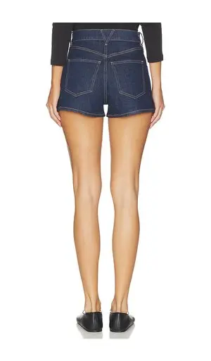 Veronica Beard Elijah Patch Pocket Denim Shorts