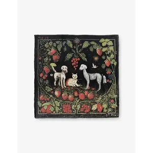 ST.PIA Berry Bff Large Cotton Pet And Human Bandana - One-color