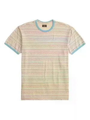 Ralph Lauren Geometric-pattern T-shirt - Neutrals