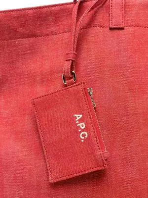 A.p.c. Le Drummer Tote Bag - Red