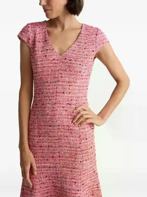 St. John Marcy Cap-sleeves Dress
