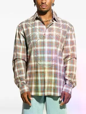 GARCIAS Plaid Embellished Shirt