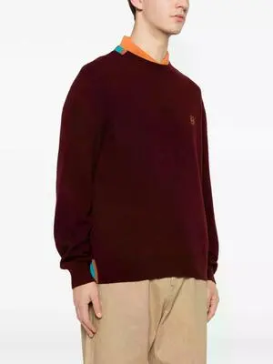 Loewe Logo Crewneck Sweater - Red