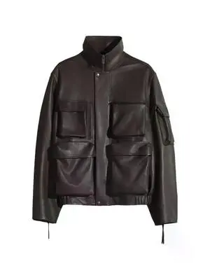LEMAIRE Multi-pocket Leather Jacket