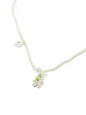 YVMIN Bear Flower-charm Necklace