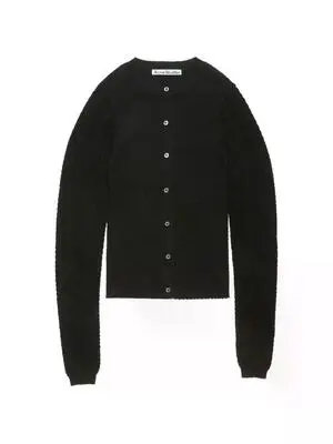 Acne Studios Button Knitted Cardigan - Black