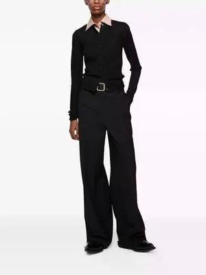 Acne Studios Button Knitted Cardigan - Black