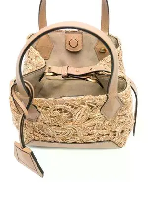 JIMMY CHOO Diamond Floral Tote Bag