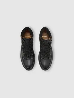 REISS Nevada Leather Hiking Boots