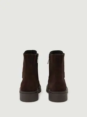 REISS Talia Suede Loafer Ankle Boots