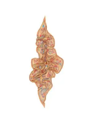 Bimba Y Lola Paisley-print Diamond Scarf