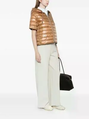 Herno Padded Short Sleeve Jacket - Neutrals
