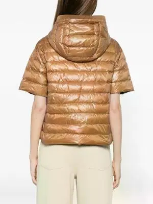Herno Padded Short Sleeve Jacket - Neutrals