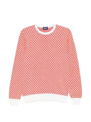 DRUMOHR Geometric-pattern Sweater - Red