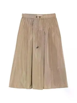 Max Mara Gathered Midi Skirt - Neutrals