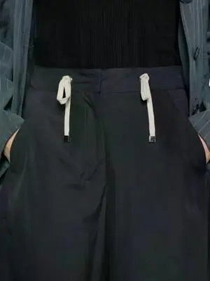 Max Mara Drawstring-fastening Wide-leg Trousers
