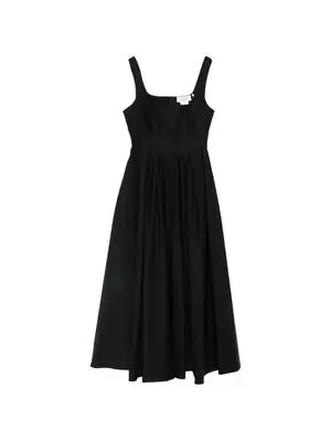 Sportmax Square-neck Maxi Dress - Black