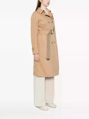 Herno Double-breasted Coat - Neutrals