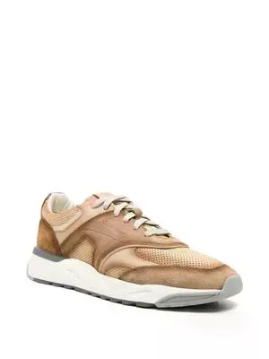 Santoni Innova Perforated Sneakers - Brown