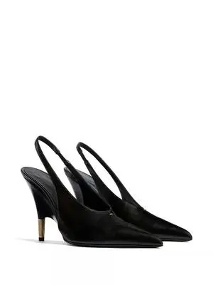 Khaite Bella Slingback Pumps - Black