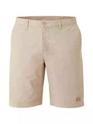 Emporio Armani Logo-patch Shorts - Neutrals