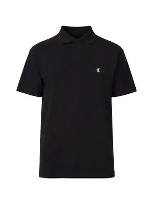 Just Cavalli Logo Polo Shirt - Black
