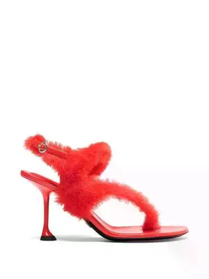 Proenza Schouler Tee Thong Sandals - Red