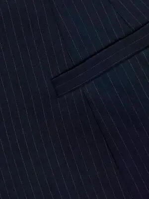 L'Agence Therese Pinstripe Blazer - Blue