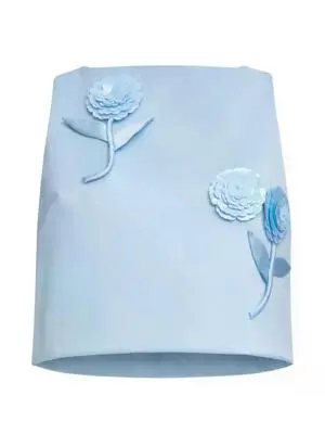 SELF-PORTRAIT Floral Appliqué Top