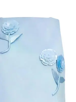 SELF-PORTRAIT Floral Appliqué Top