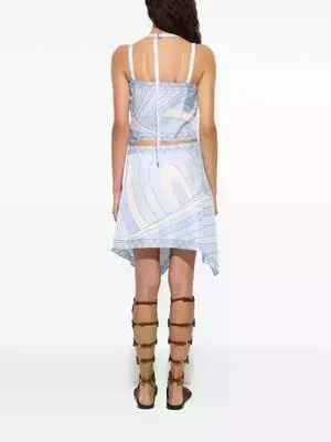 Emilio Pucci Iride-print Silk Top