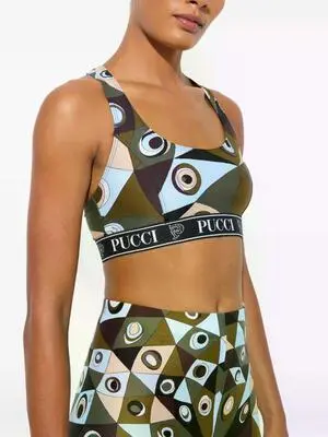 Emilio Pucci Occhi-print Top - Green