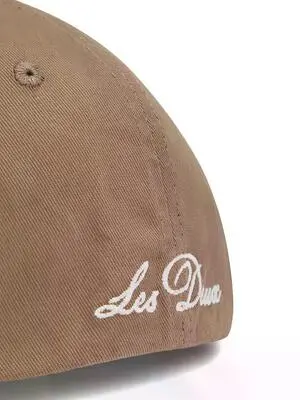 LES DEUX Embroidered Baseball Cap - Brown