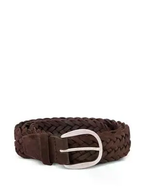 ORTIGNI Braided Belt - Brown