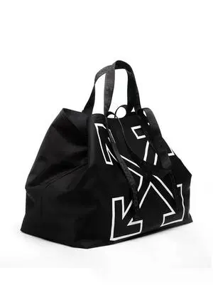 Off-White Graphic Print Tote - Black