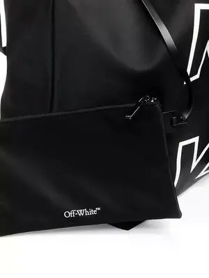 Off-White Graphic Print Tote - Black