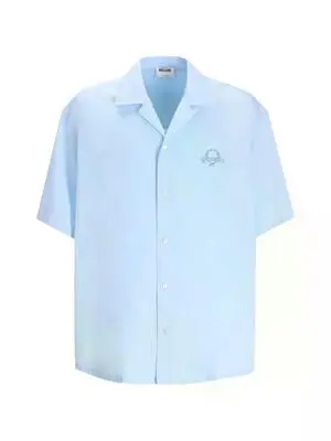 Moschino Logo Camp-collar Shirt