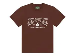 DENIM TEARS Adg T-shirt - Brown